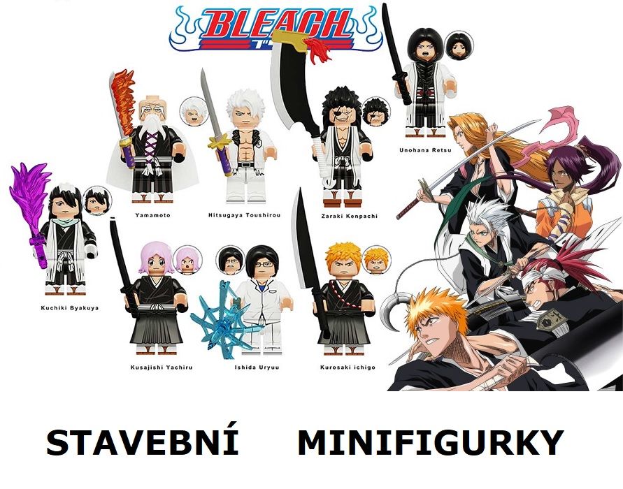 Anime Bleach Blocks Bricks figurka BBLOCKS